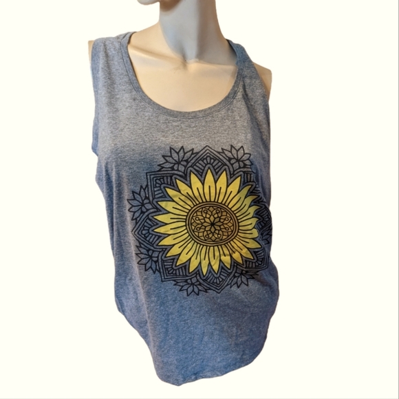 instant message | Tops | Sunflower Tank Top | Poshmark